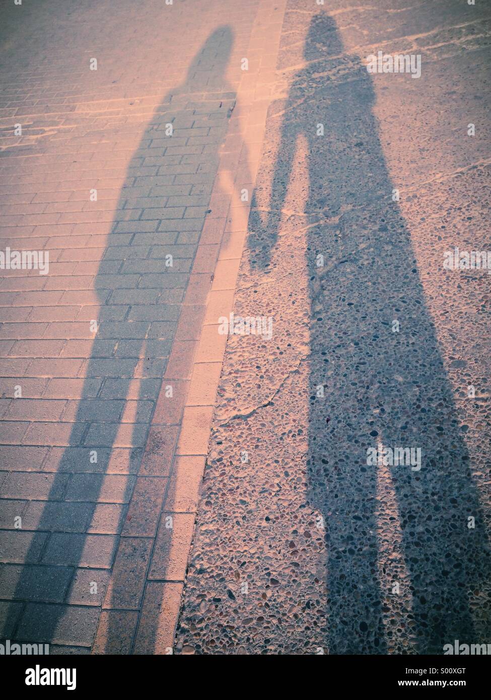 Teen shadow cast hi-res stock photography and images - Alamy