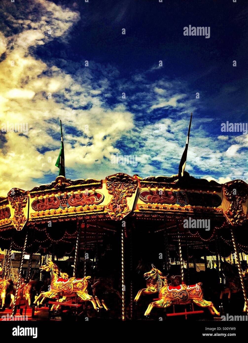 Fair carousel hi-res stock photography and images - Alamy