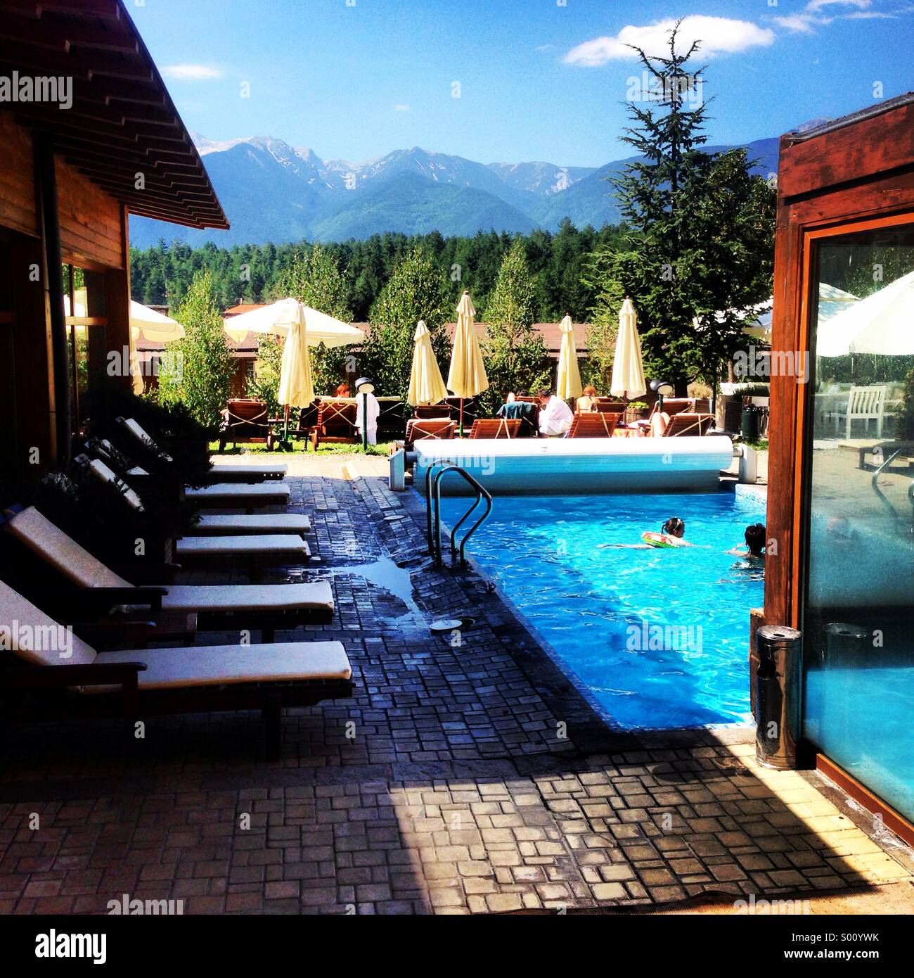 Relax at the mountain Stock Photo - Alamy