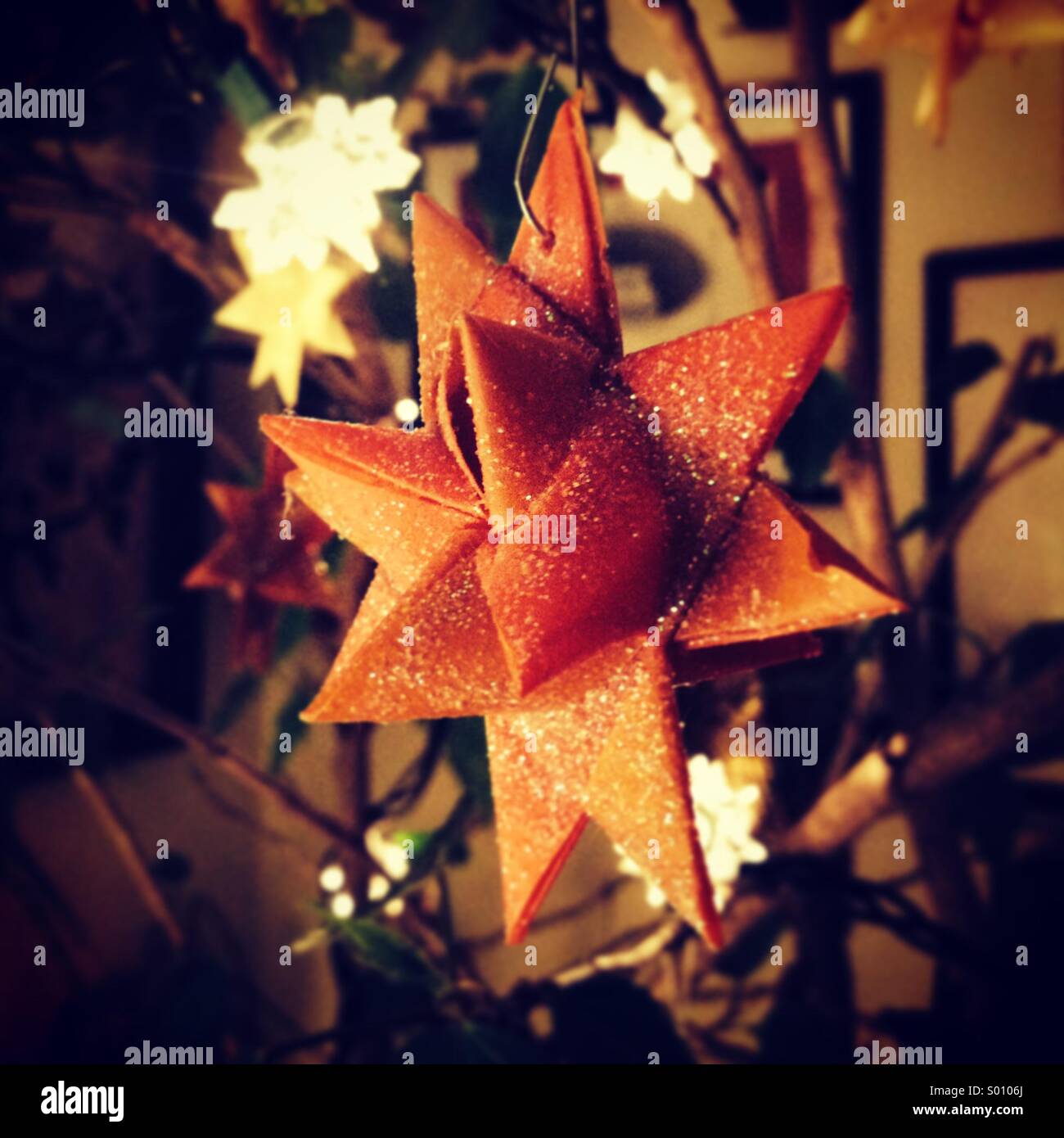 Polish Star Ornament Stock Photo - Alamy