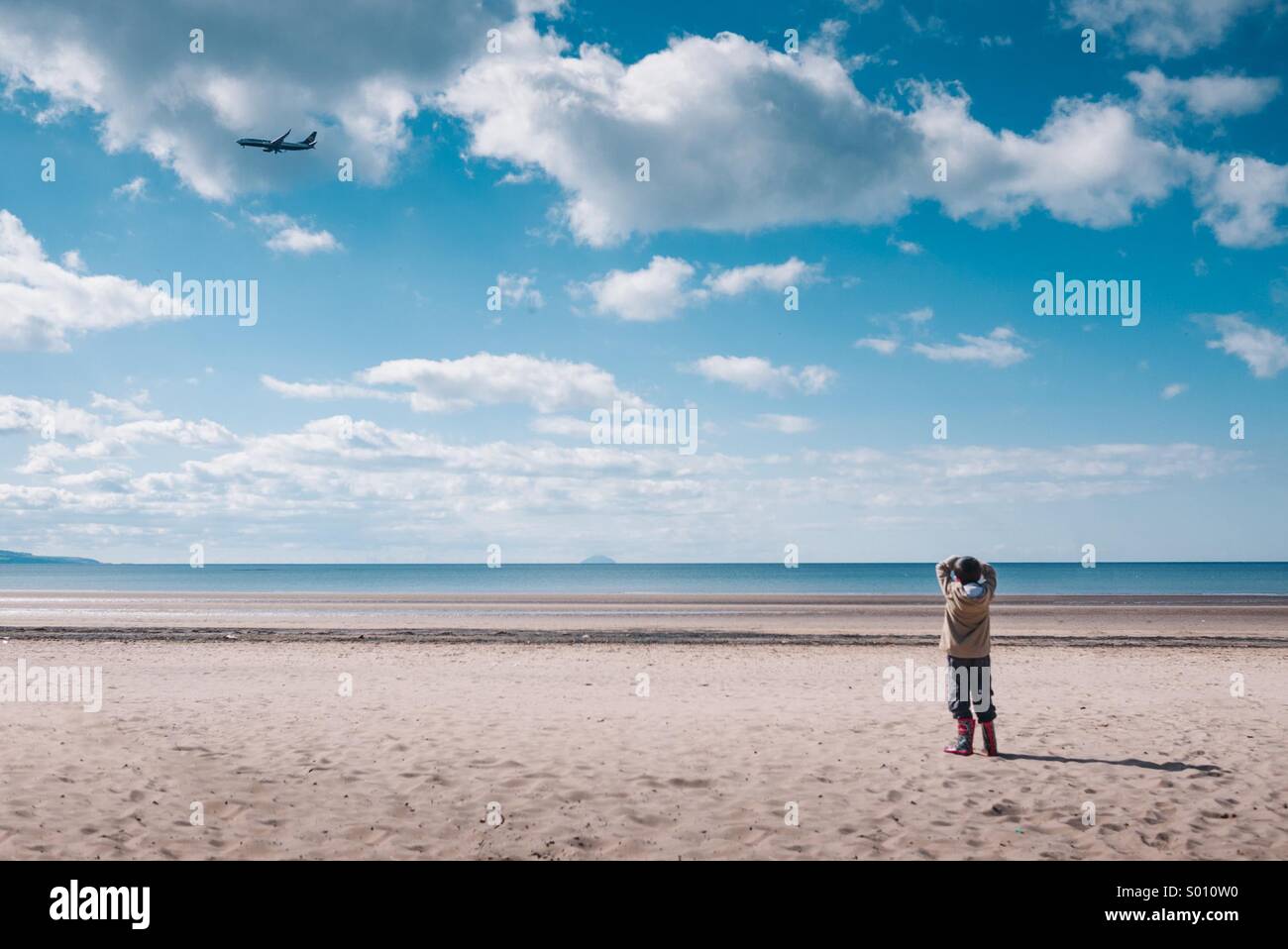 Boy Sky Plane High Resolution Stock Photography and Images - Alamy