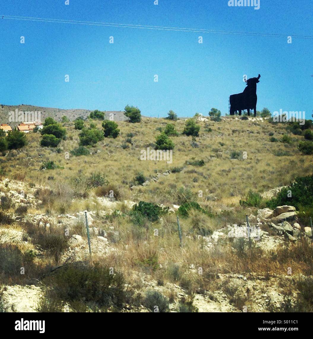 Spanish bull sign hi-res stock photography and images - Alamy