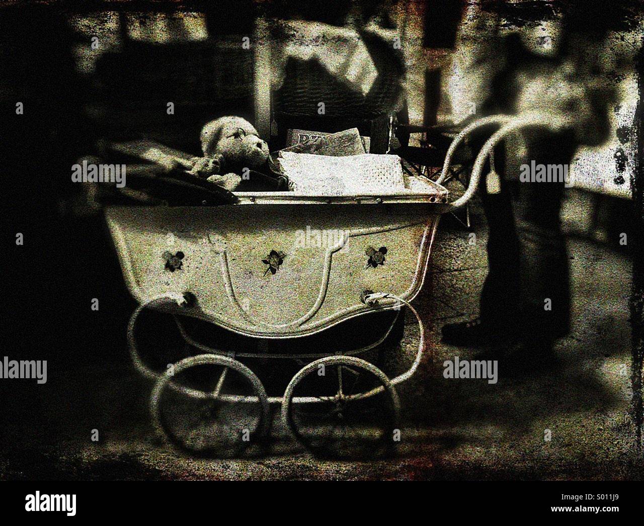 Old pram hi-res stock photography and images - Alamy