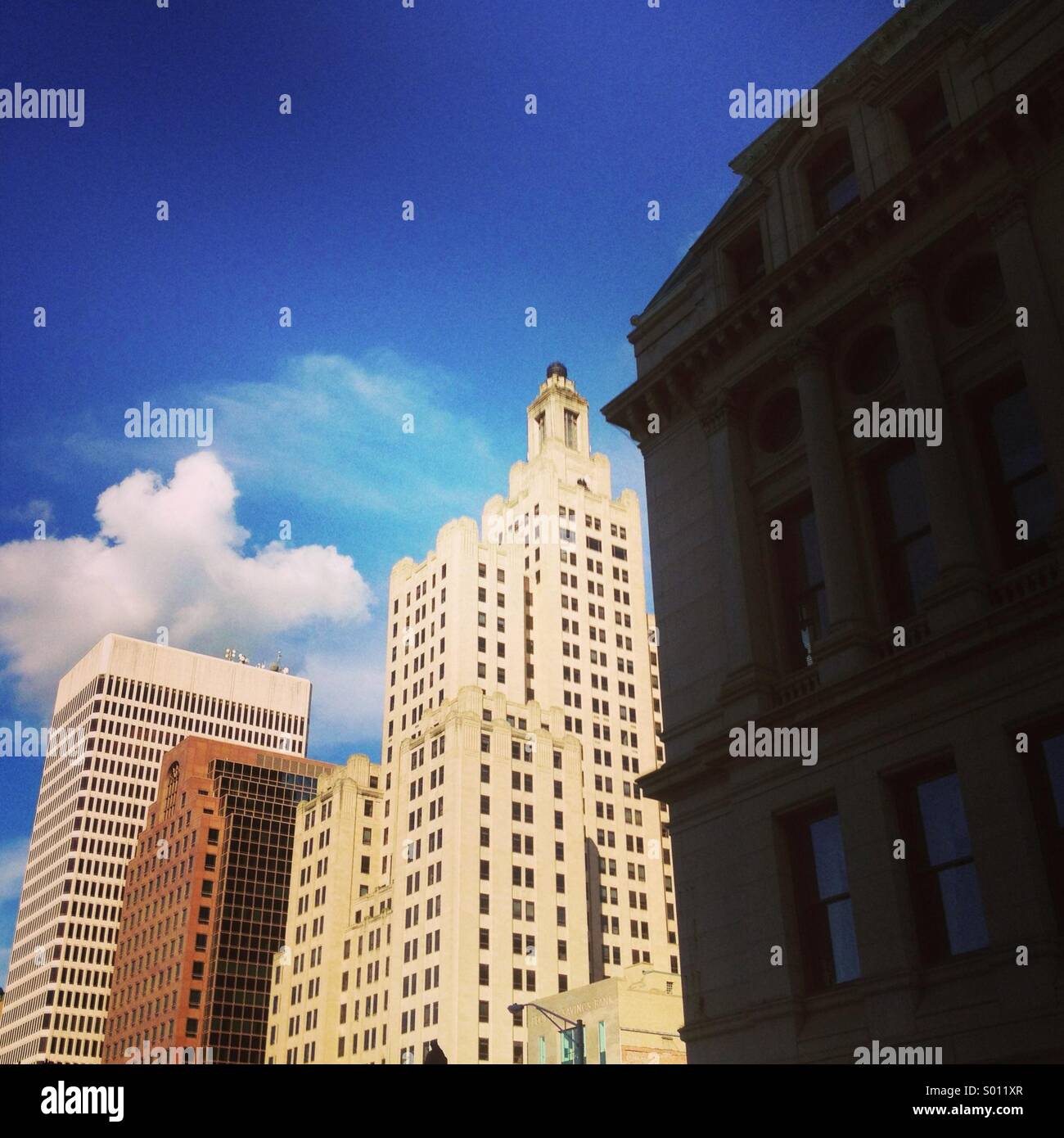 Providence skyline hi-res stock photography and images - Alamy