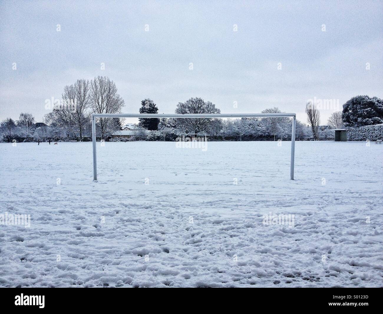 Snow Football Pitch Stock Photos & Snow Football Pitch Stock Images - Alamy
