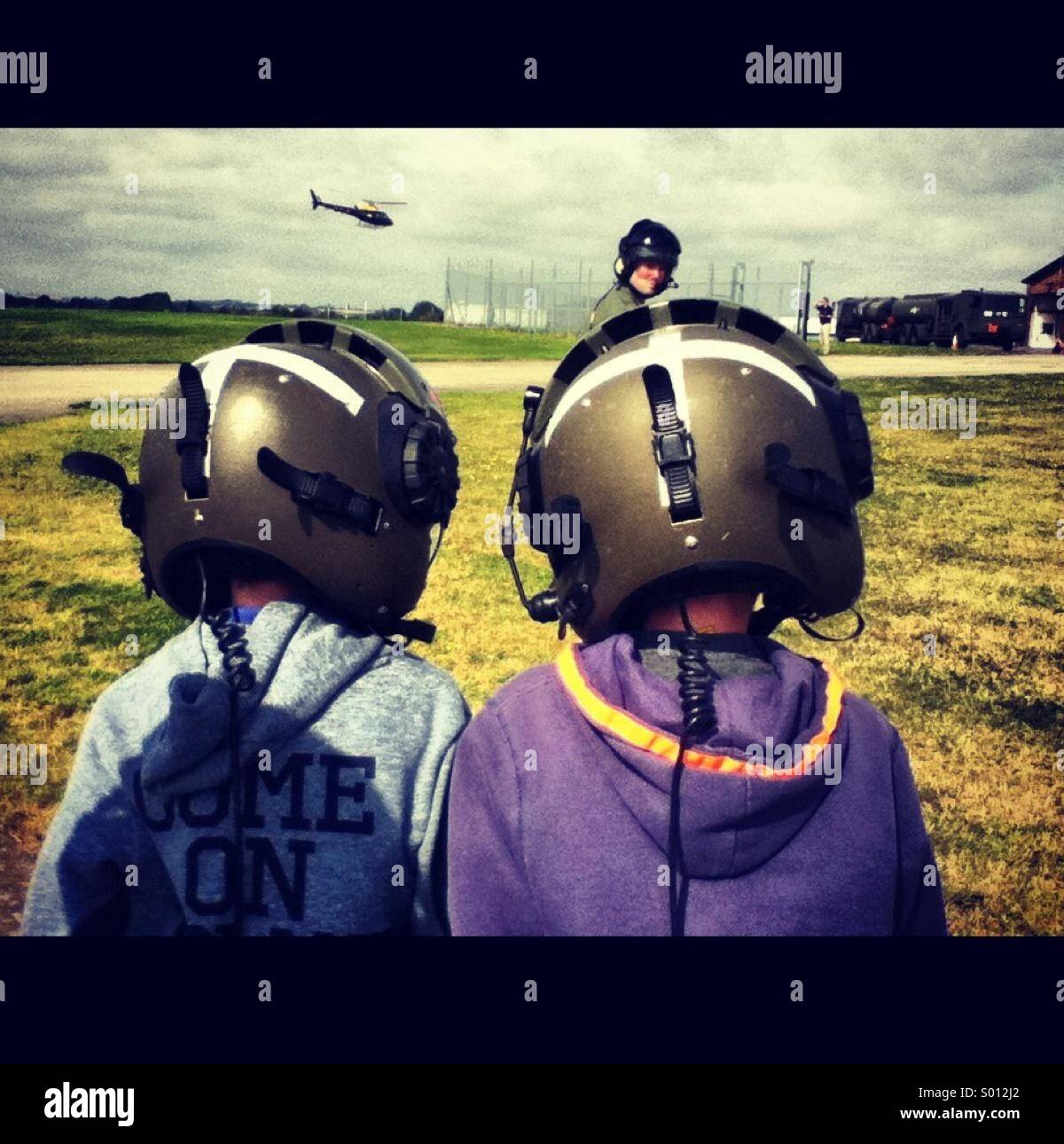 Flight helmets hi-res stock photography and images - Alamy