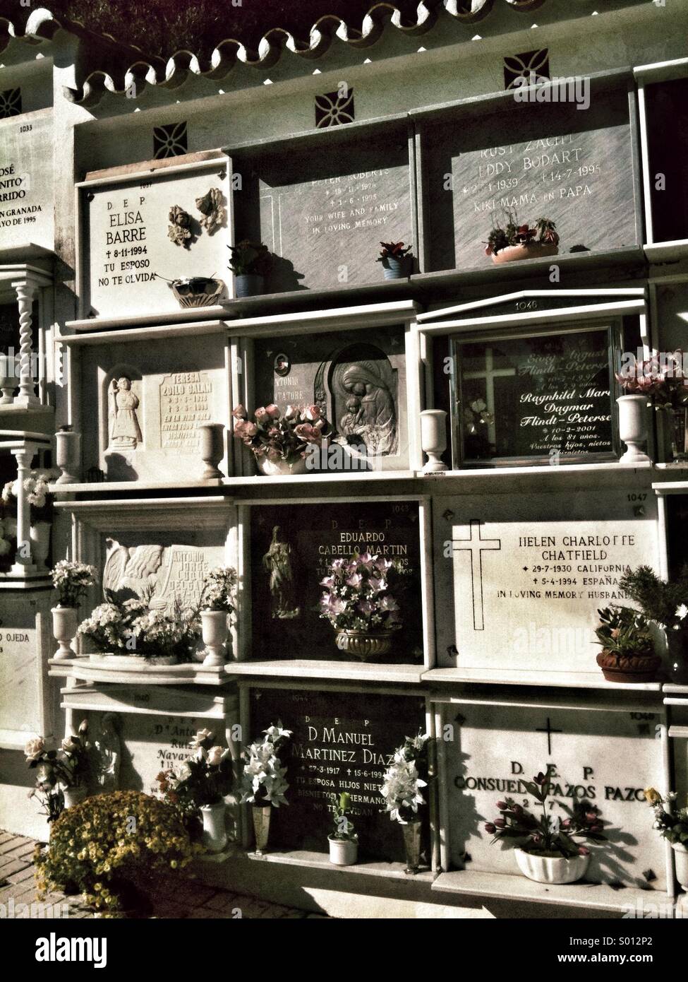 Benalmadena cemetery smartphone stock photos and images - Alamy