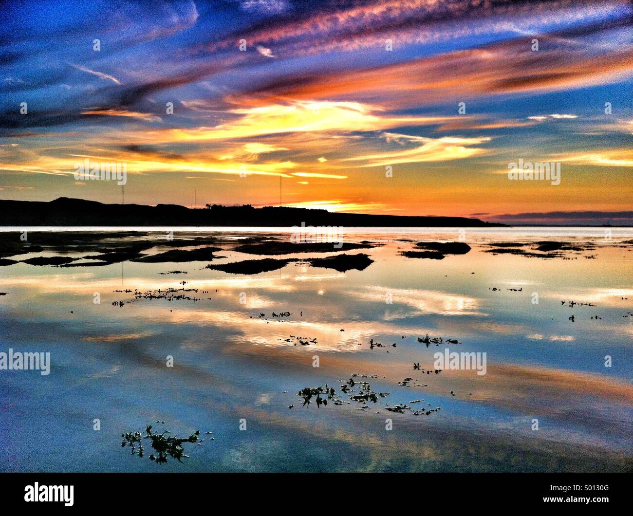Sunset at whitley bay hi-res stock photography and images - Alamy
