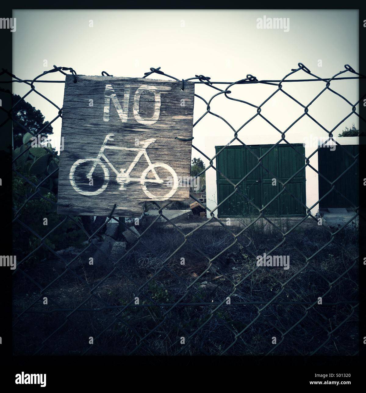 No bikes hi-res stock photography and images - Alamy