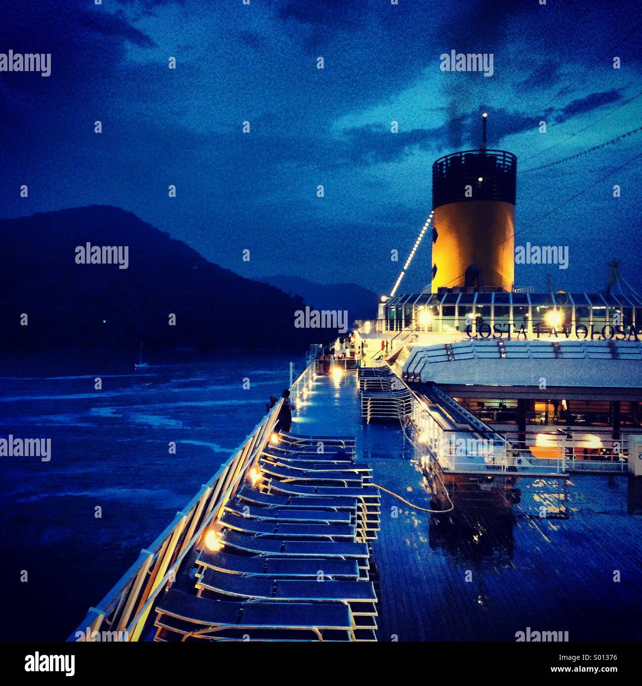 Costa cruise ship off coast of Brazil Stock Photo - Alamy