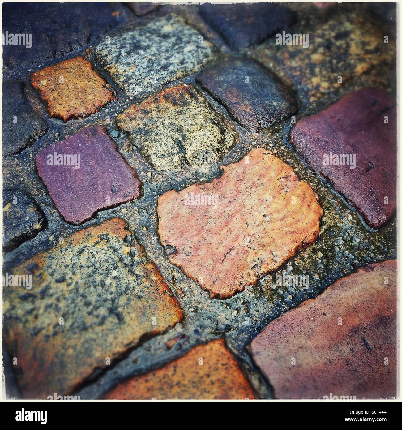 Pebblestone street hi-res stock photography and images - Alamy