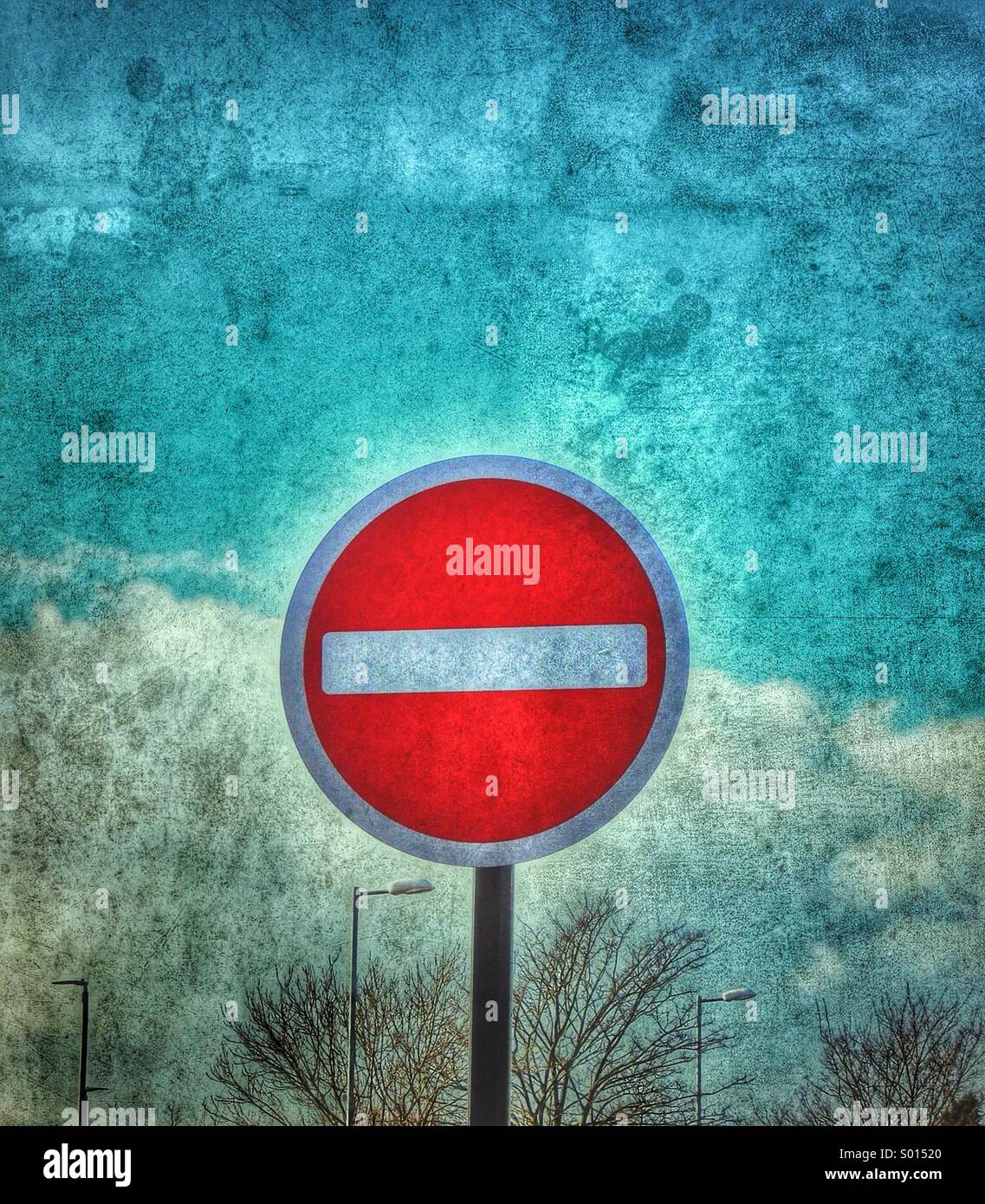 No entry sign Stock Photo - Alamy