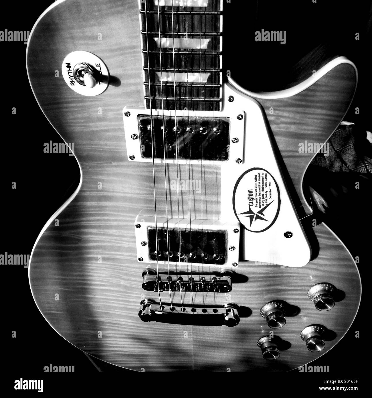 LP style electric guitar Stock Photo - Alamy