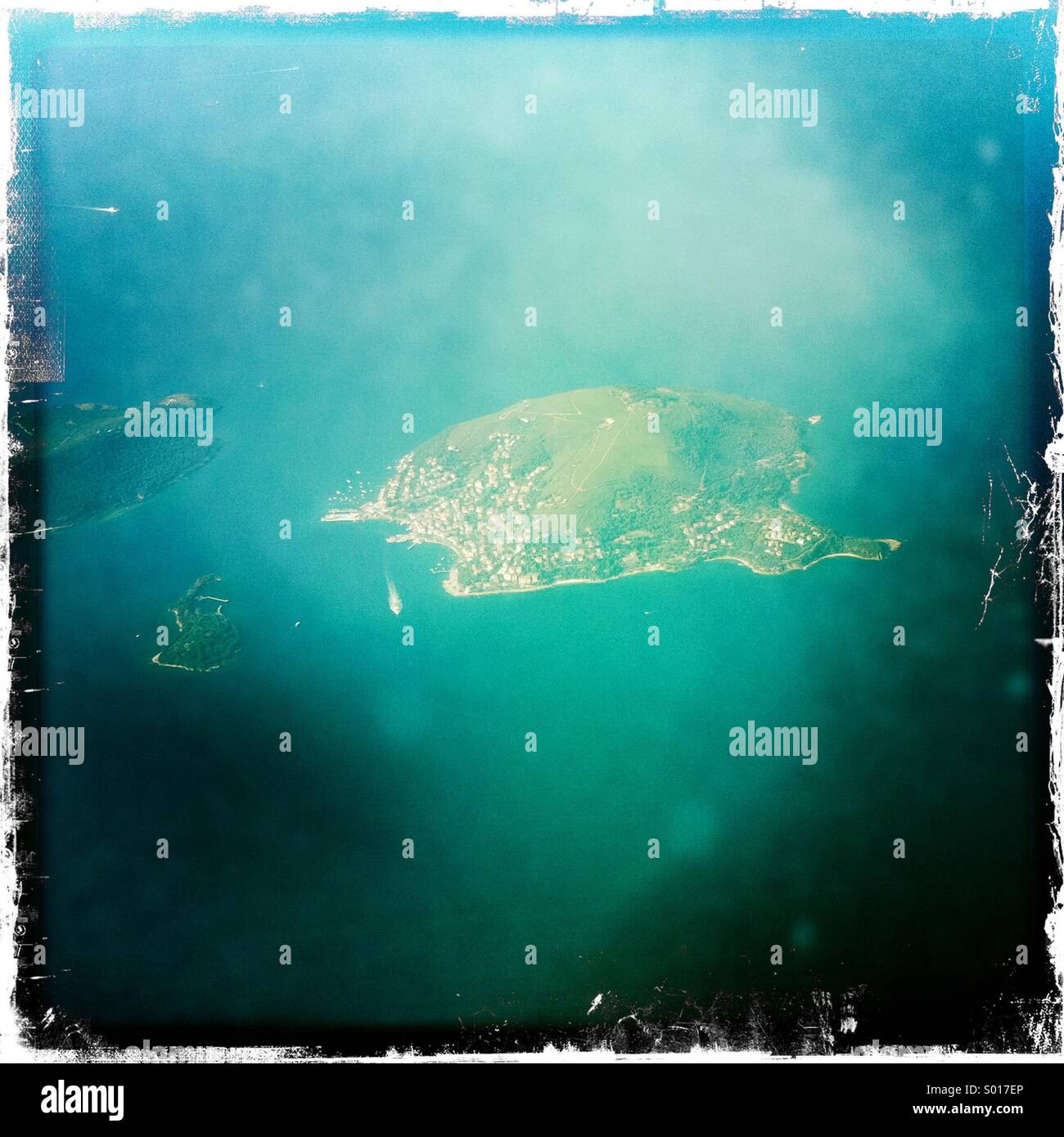 İsland from sky Stock Photo - Alamy