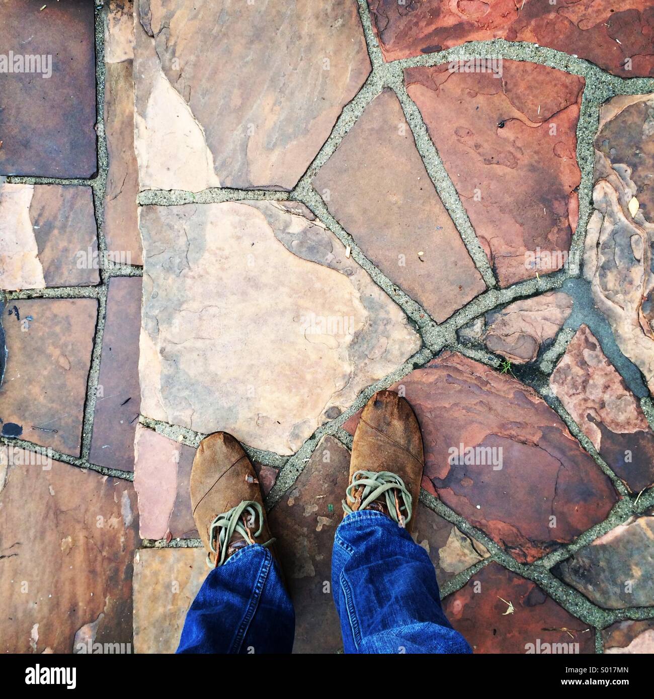 Brown Untied Shoes High Resolution Stock Photography and Images - Alamy