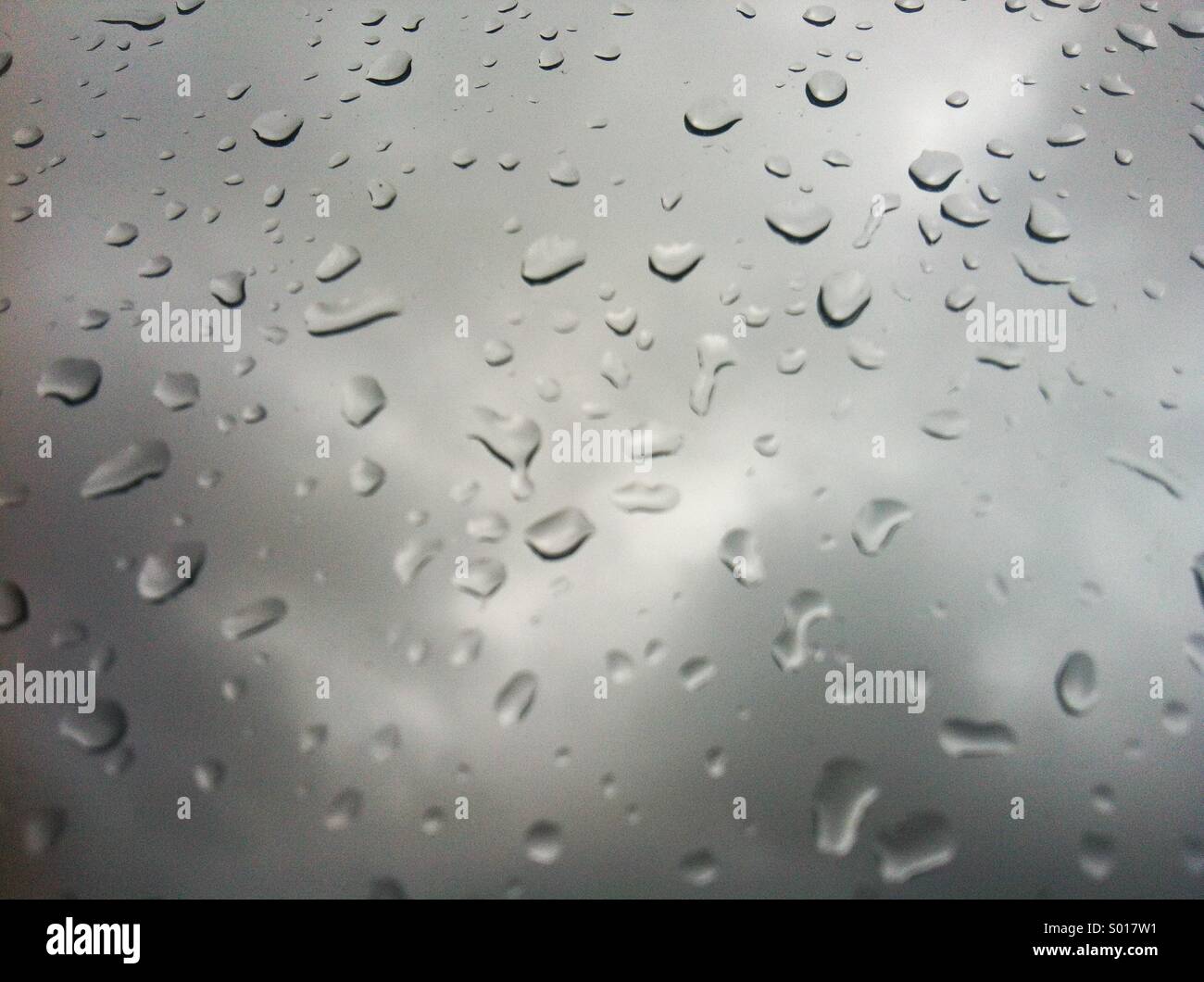 Rain drops on window Stock Photo - Alamy