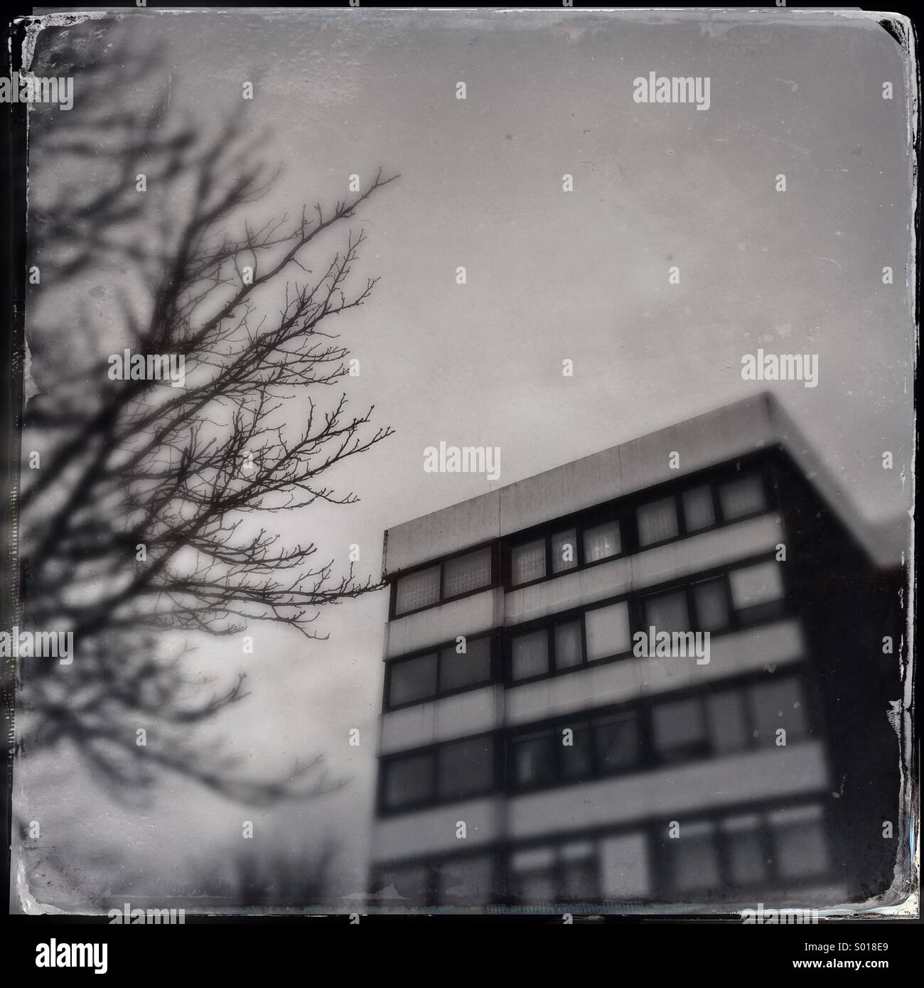 Grey Urban Architecture Stock Photo - Alamy