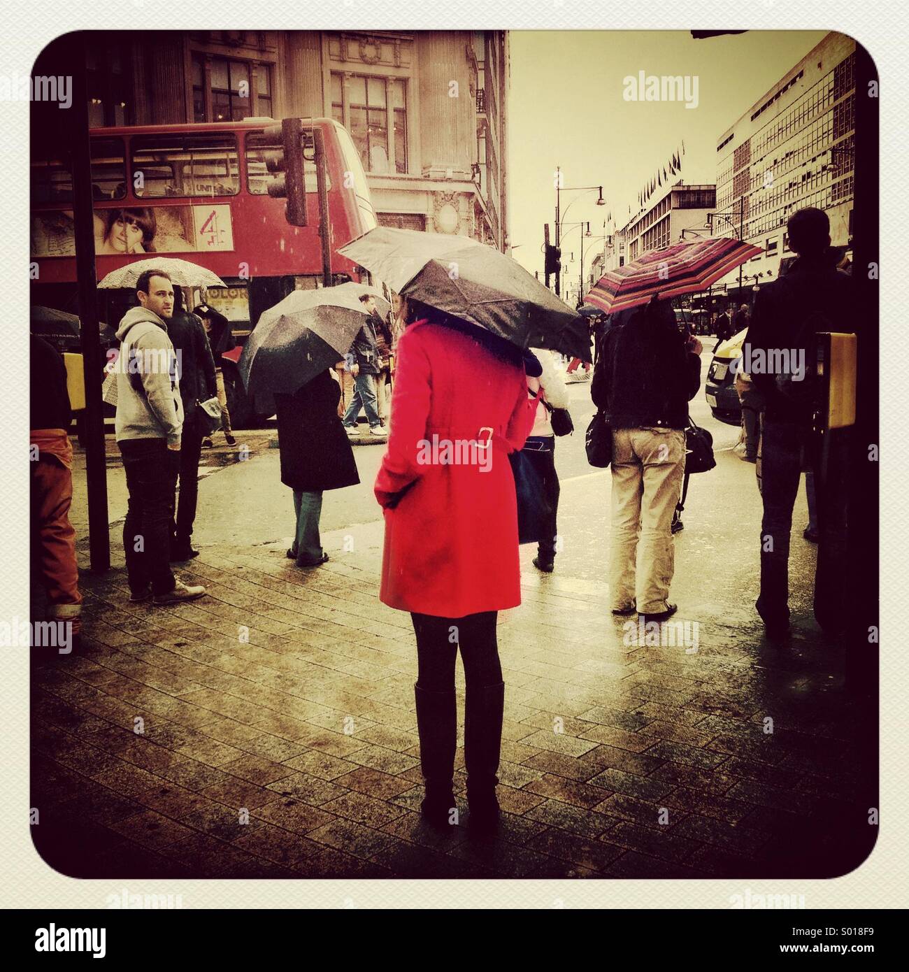 London rain weather hi-res stock photography and images - Alamy