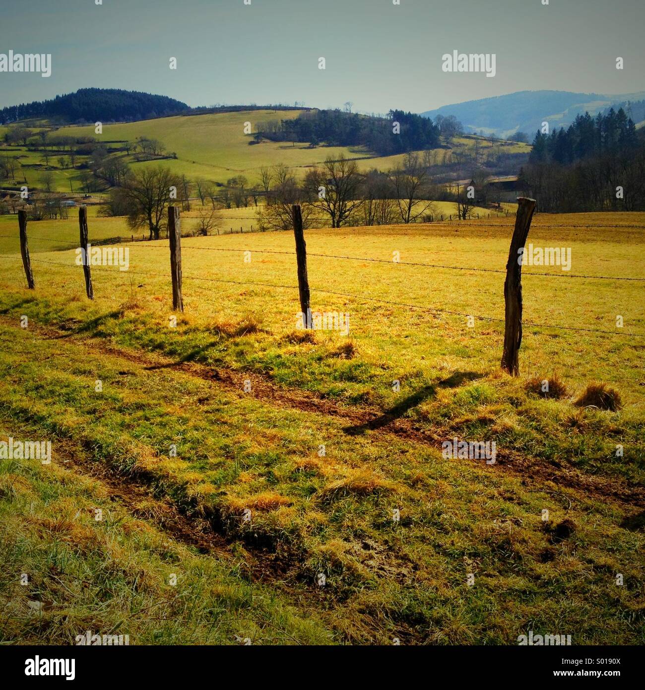 Landscape of Burgundy, France Stock Photo - Alamy