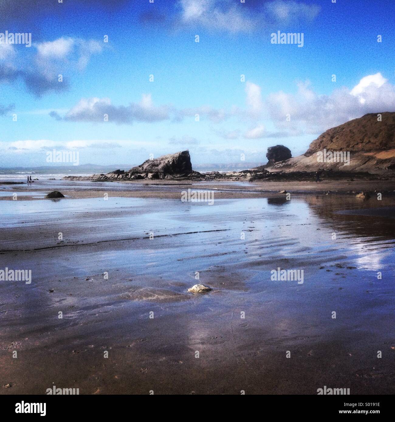 Broadhaven beach in West Wales Stock Photo - Alamy