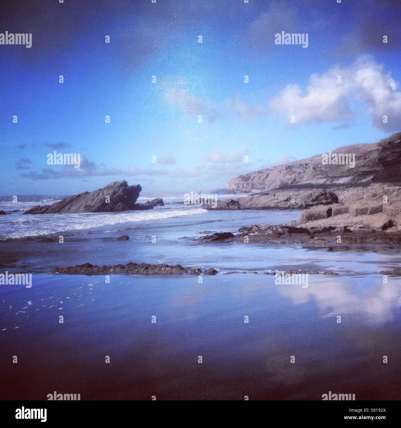 Broadhaven beach in West Wales Stock Photo - Alamy
