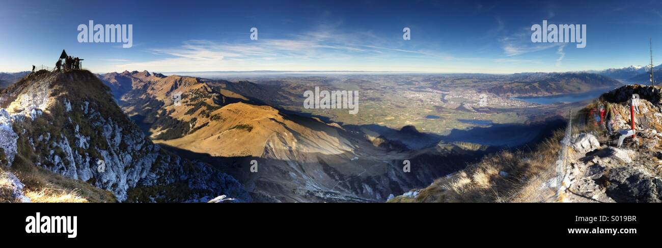 Alpine panorama, Switzerland Stock Photo - Alamy