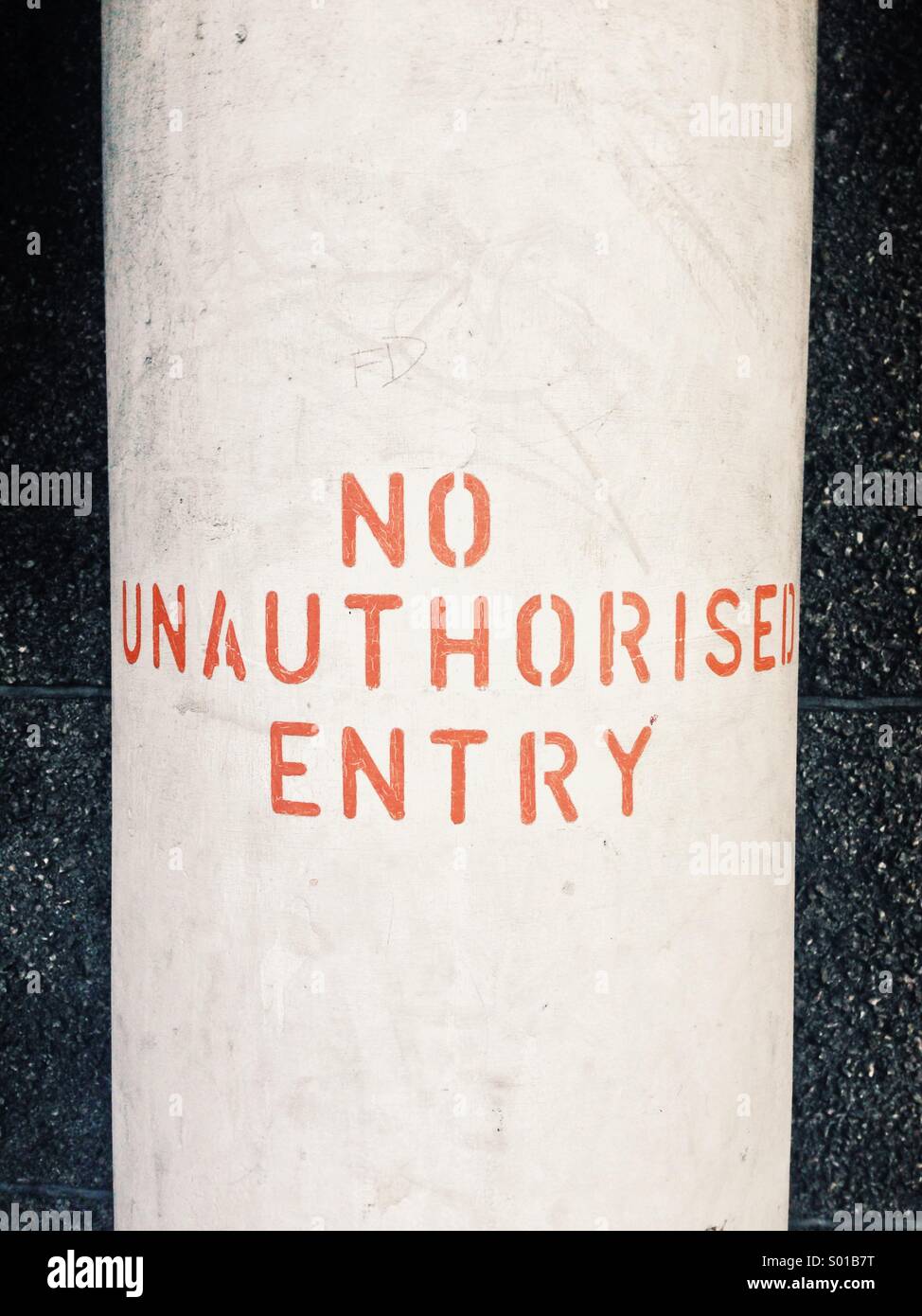 Trespasser Sign High Resolution Stock Photography and Images - Alamy