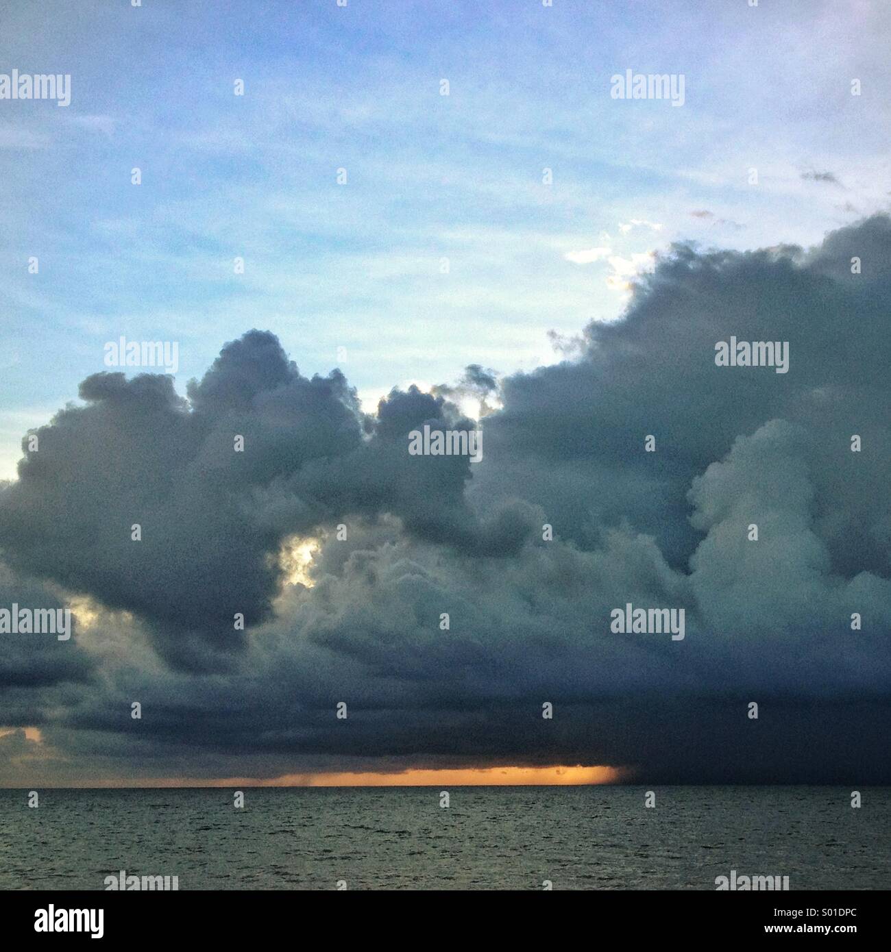 Storm clouds over the Gulf of Mexico Stock Photo - Alamy