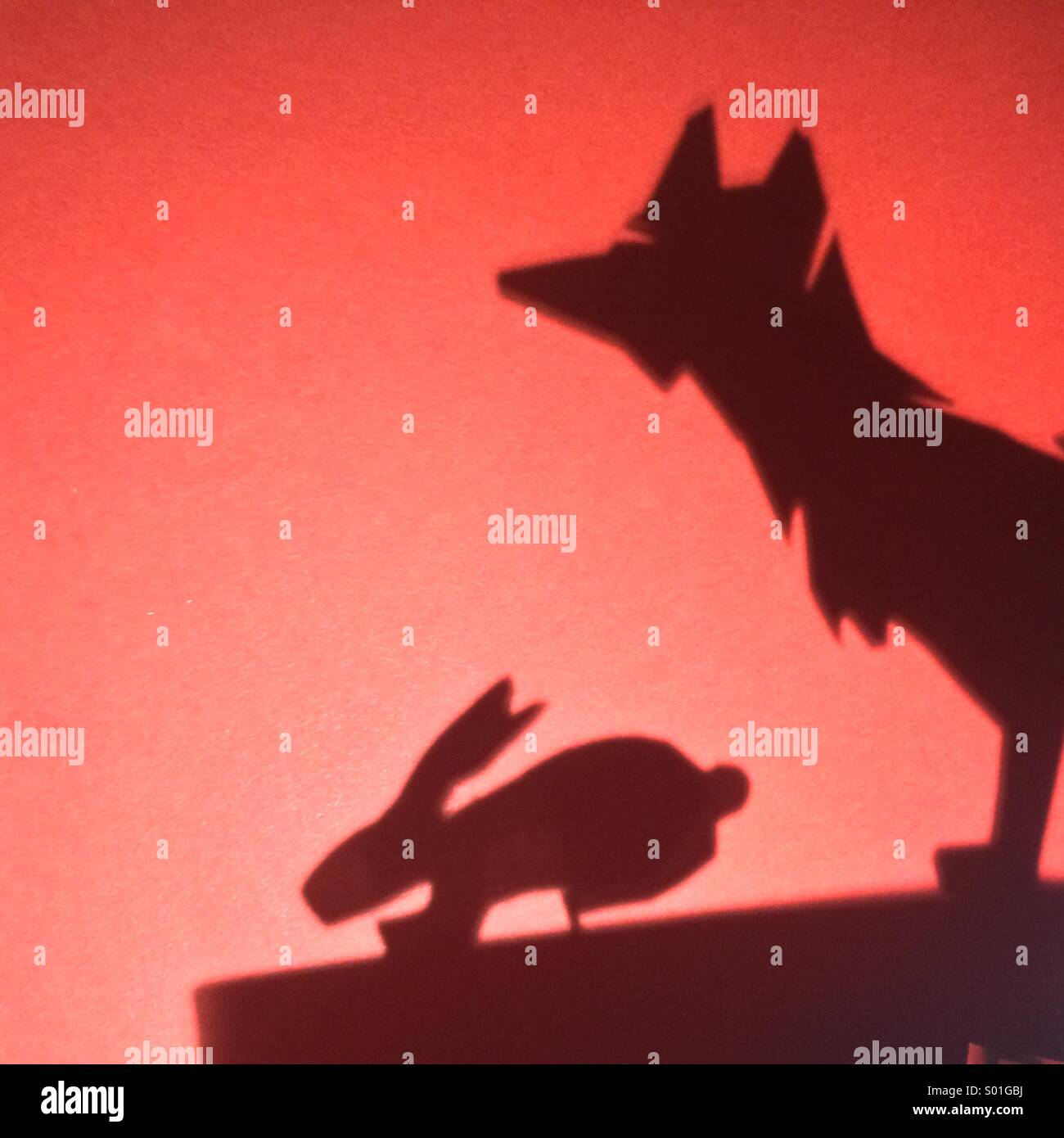 Wolf shadow hi-res stock photography and images - Alamy