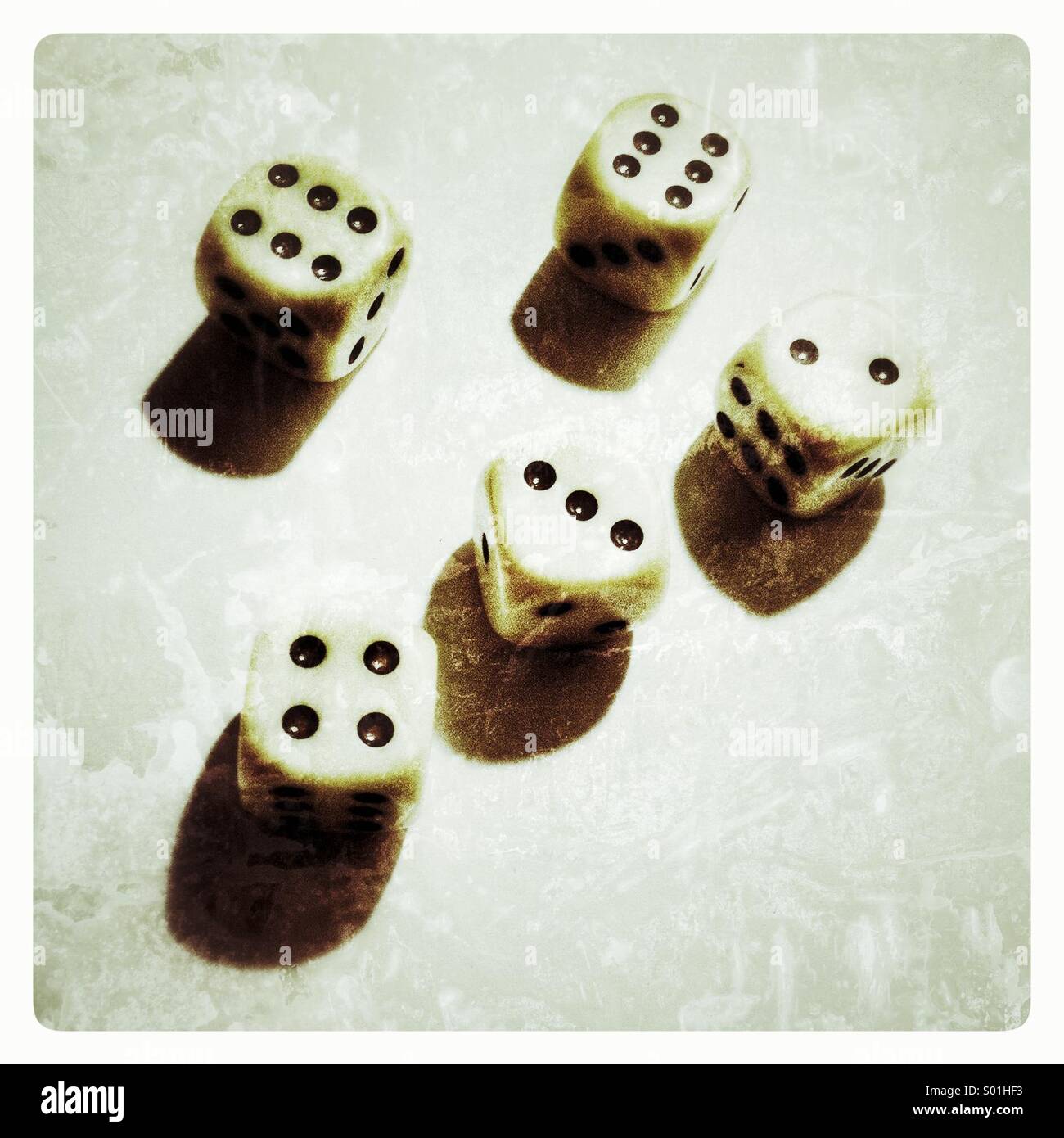 Throw of the Dice Stock Photo - Alamy