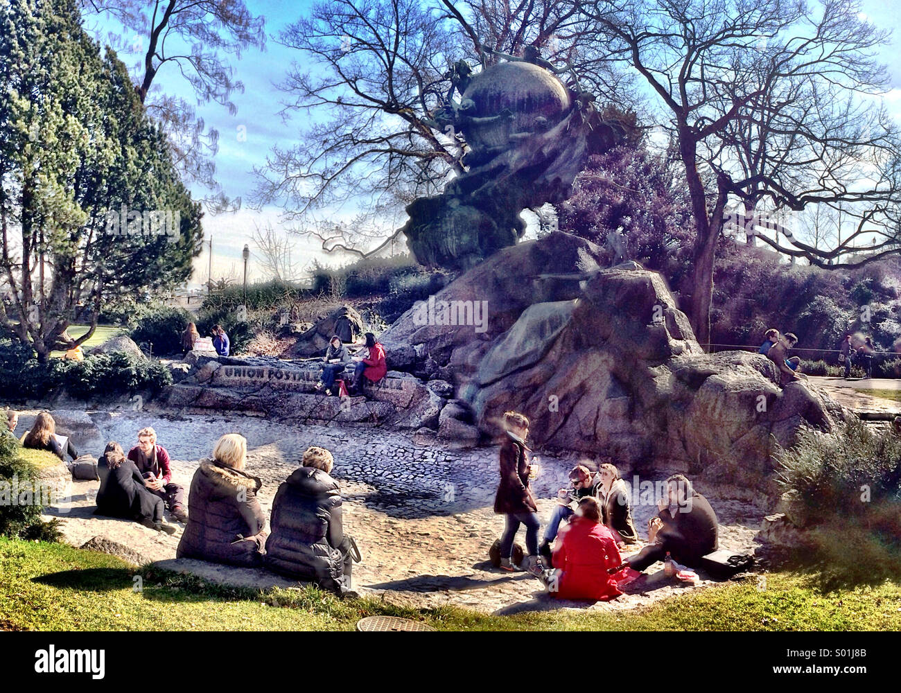 UPU Monument, Berne Stock Photo - Alamy
