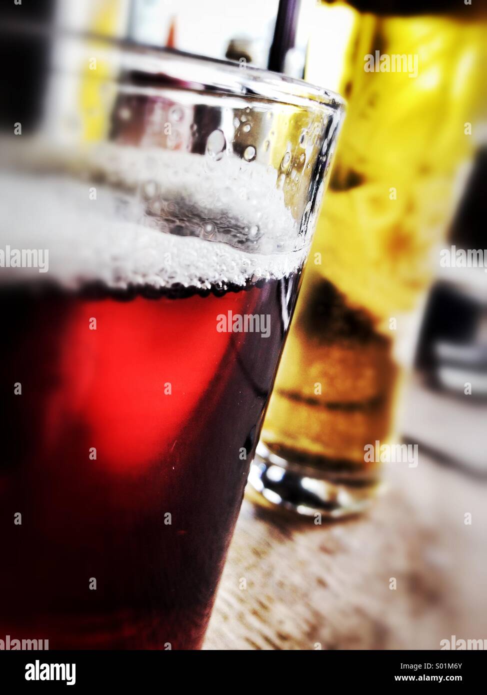 Ruby red beer hi-res stock photography and images - Alamy