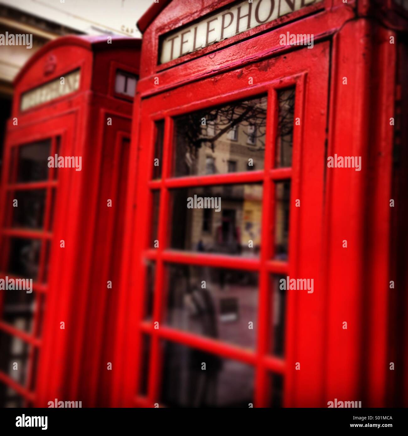 Red Telephone Box, England, UK Stock Photo - Alamy
