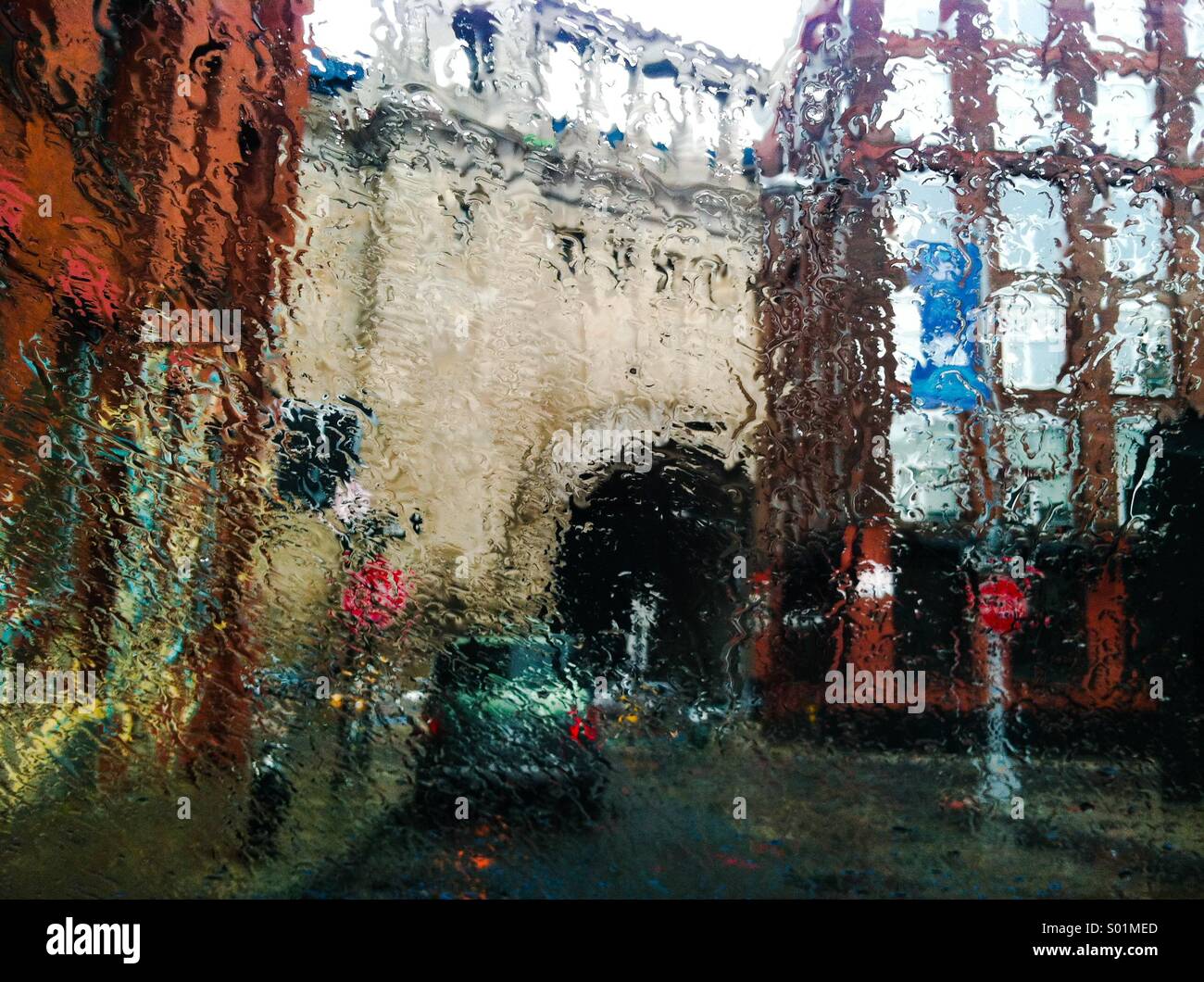 Dumbo Brooklyn in the rain Stock Photo - Alamy