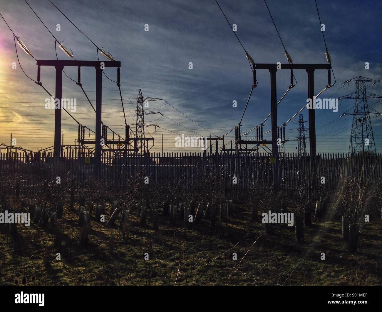 Electricity sub station hi-res stock photography and images - Alamy