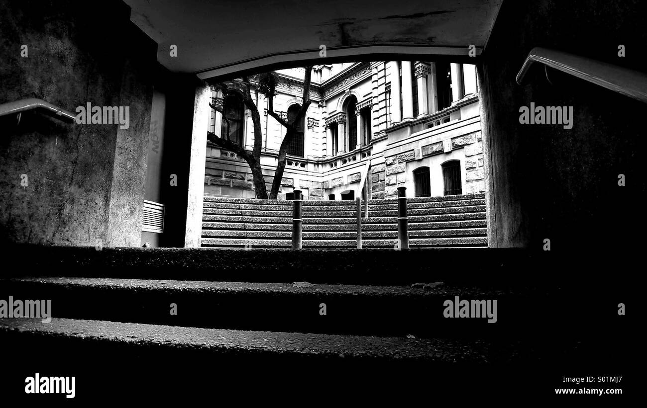 Spooky staircase hi-res stock photography and images - Alamy