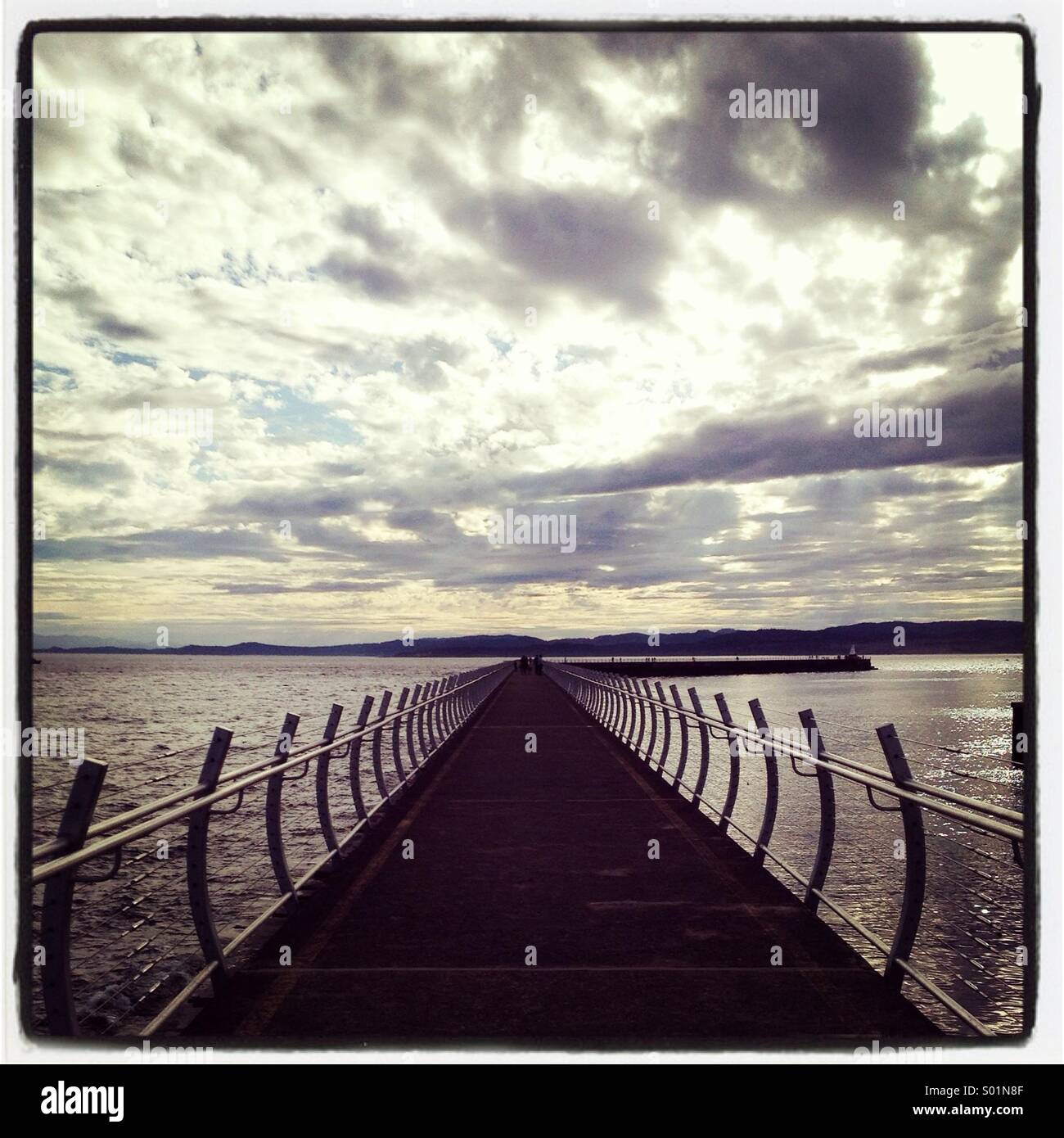 Very long jetty hi-res stock photography and images - Alamy