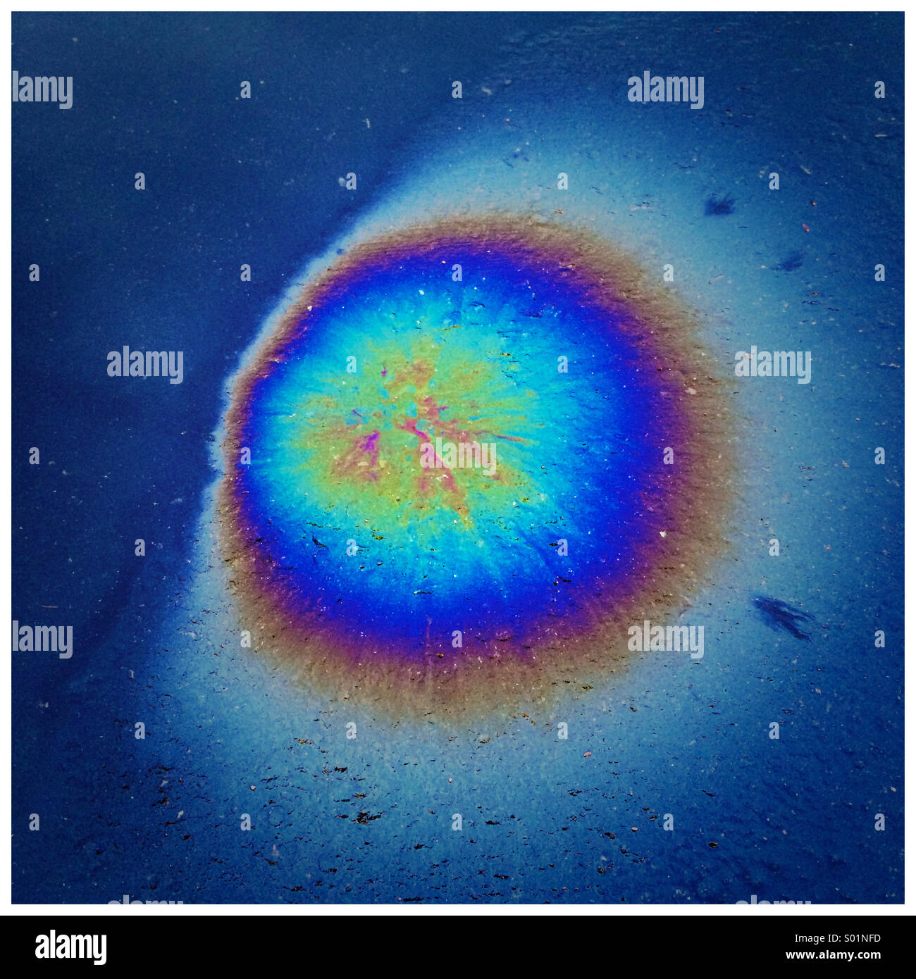 Oil rainbow water hi-res stock photography and images - Alamy