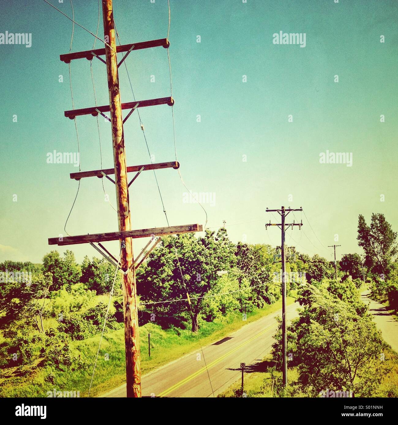 Telephone Pole High Resolution Stock Photography and Images - Alamy
