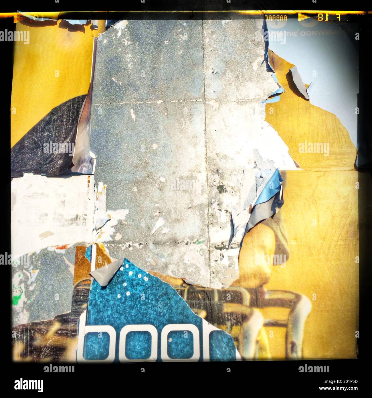 Abstract torn paper poster Stock Photo - Alamy