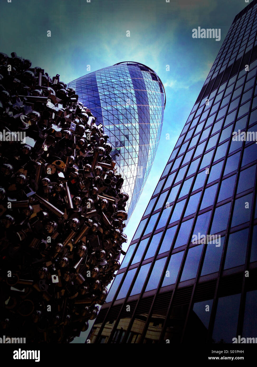 Swiss gerkin in city london hi-res stock photography and images - Alamy