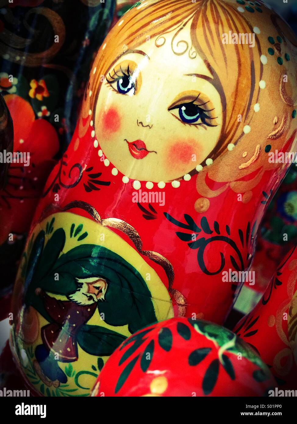 Vintage russian doll hi-res stock photography and images - Alamy