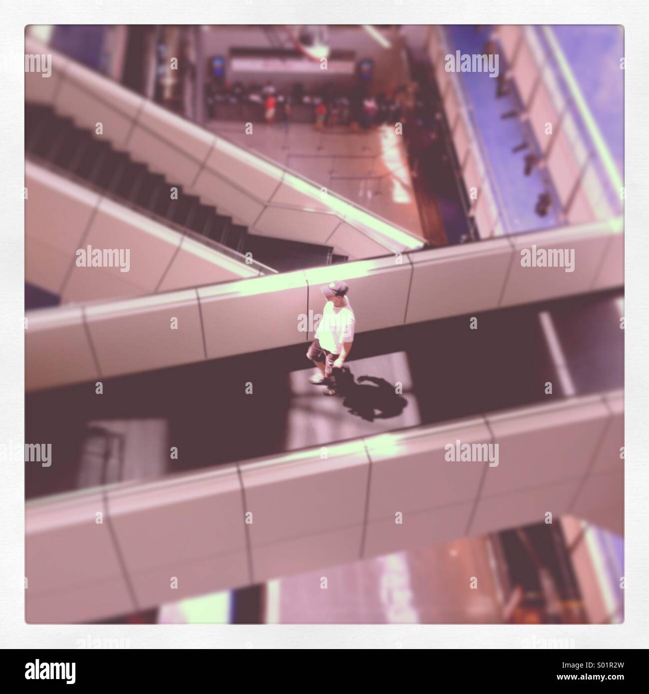 Visitor on stairs hi-res stock photography and images - Alamy