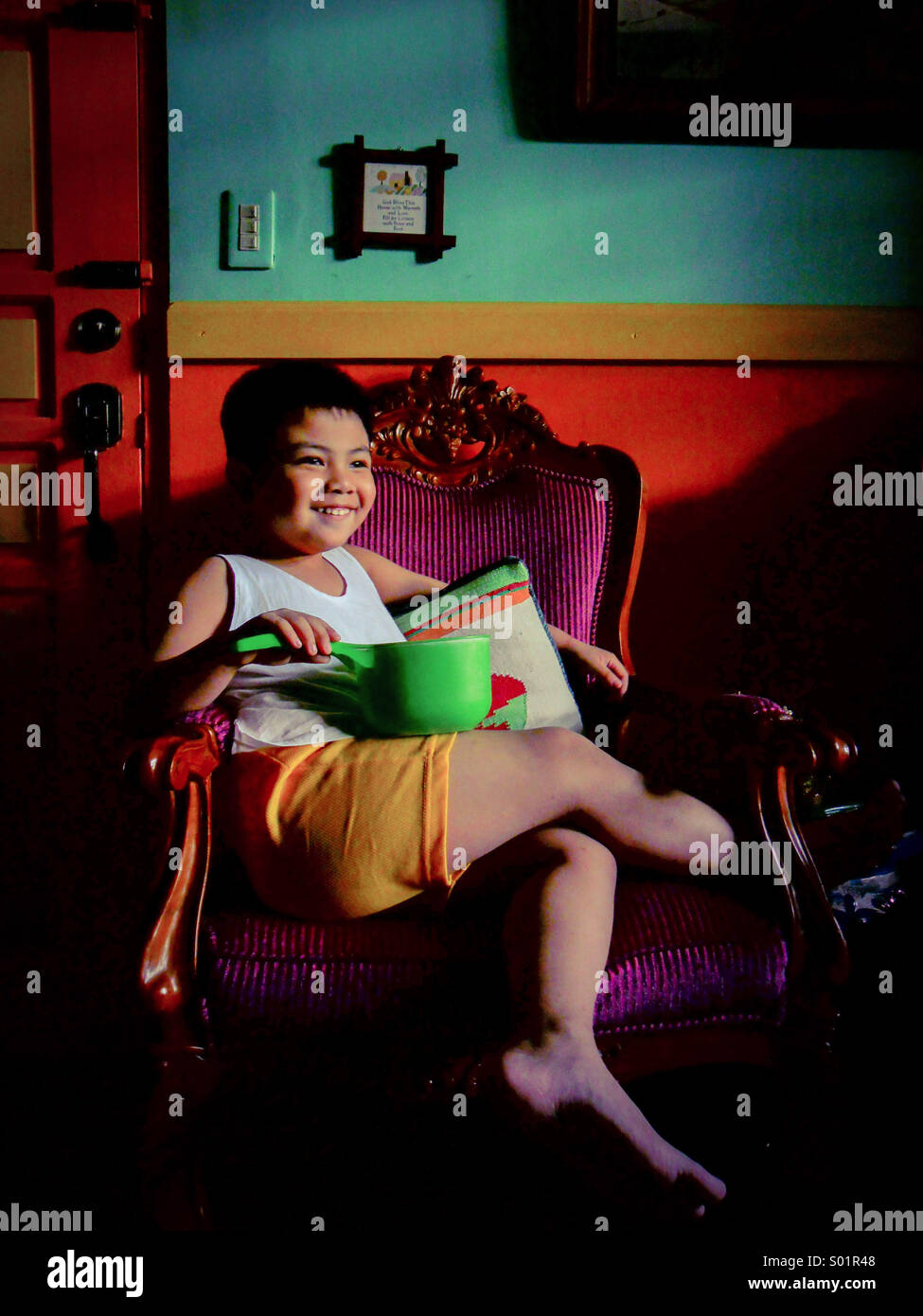 Seating Boy High Resolution Stock Photography and Images - Alamy