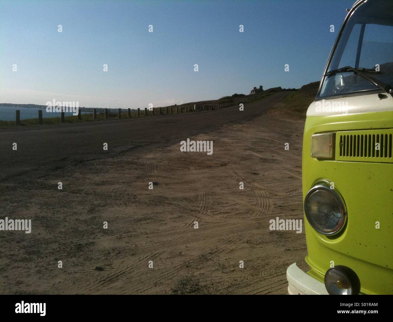 Combi at the beach Stock Photo - Alamy
