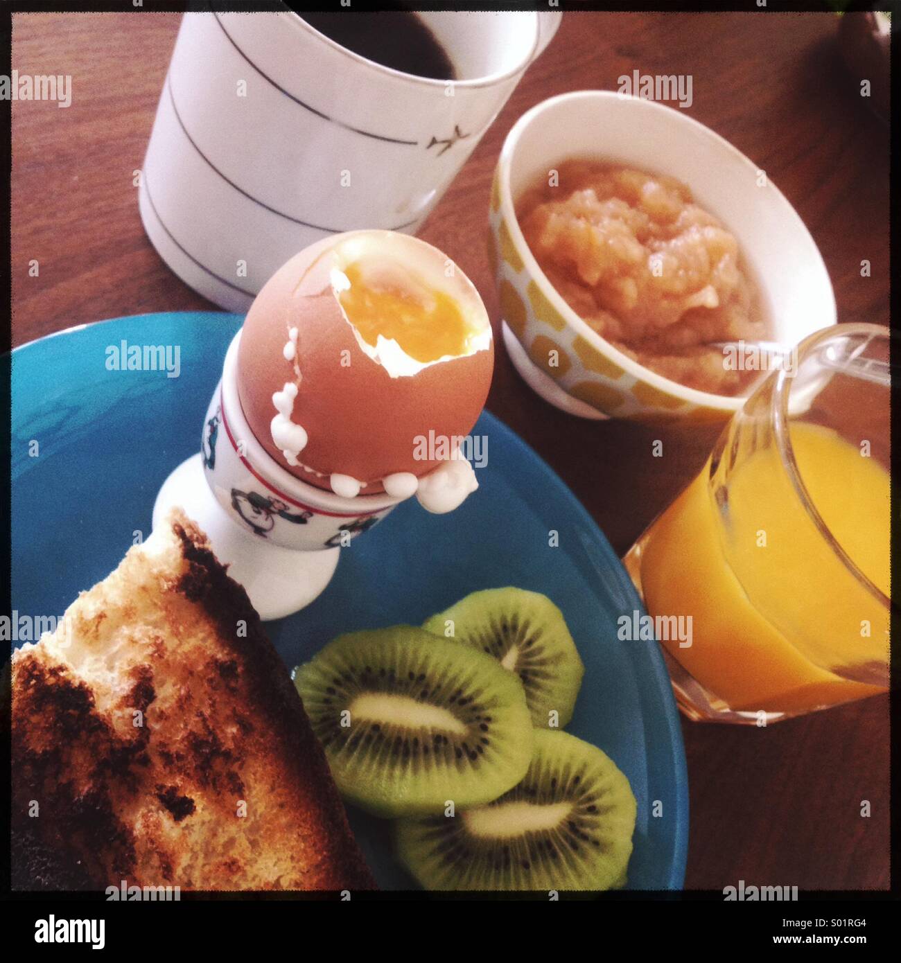 Happy breakfast hi-res stock photography and images - Alamy