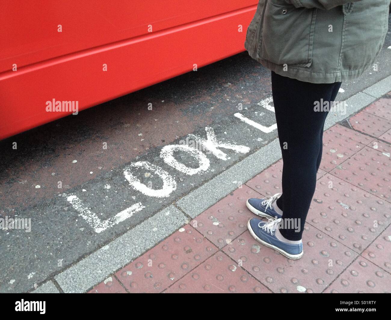 Bus left road hi-res stock photography and images - Alamy