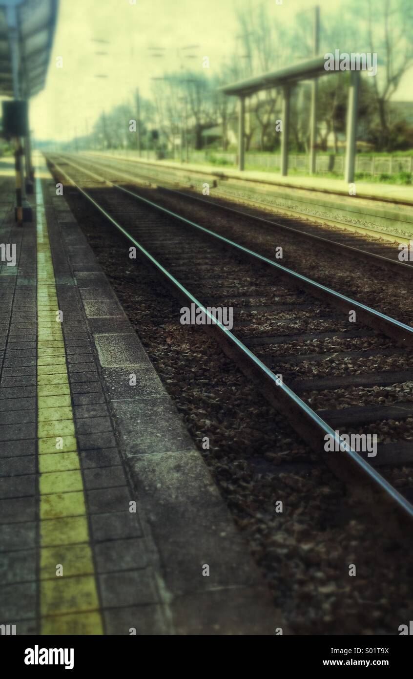 Train lines hi-res stock photography and images - Alamy