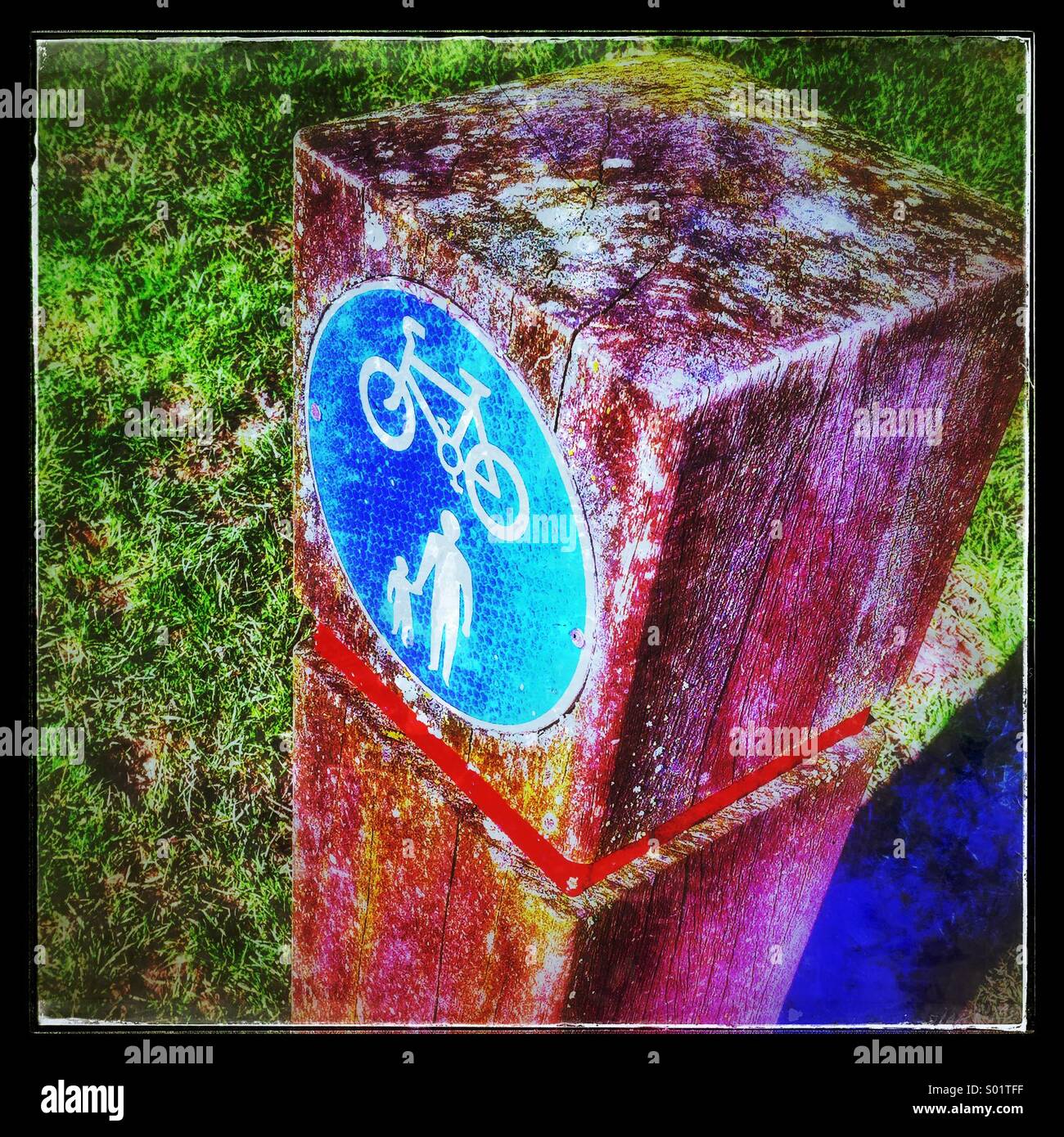 Cycle or walk hi-res stock photography and images - Alamy
