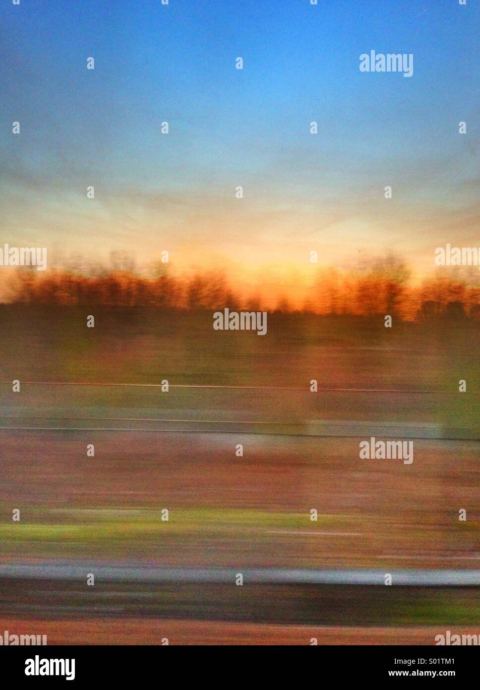 Sunset motion hi-res stock photography and images - Alamy